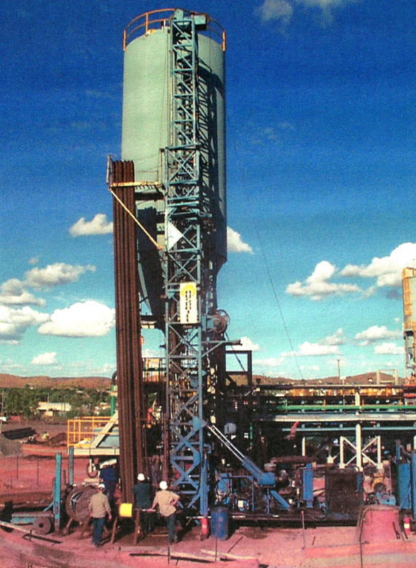 Mount Isa Mines: stopping water inflow into pilot holes for raise bore ...