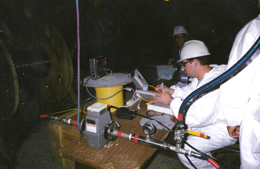 Mount Isa Mines: stopping water inflow into pilot holes for raise bore ...